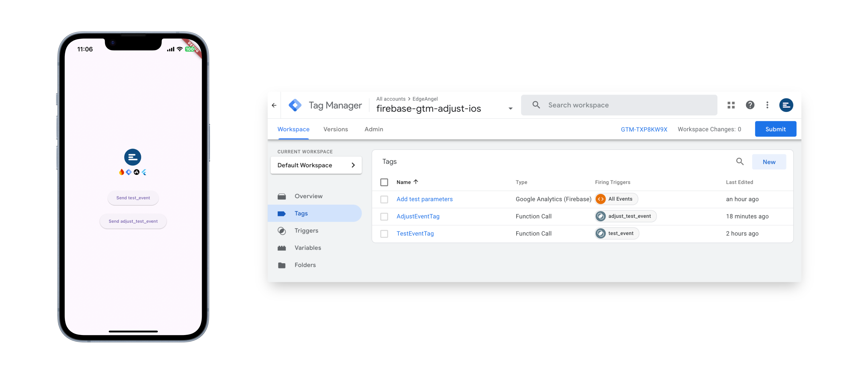 GitHub - edgeangel/firebase-gtm-adjust-flutter: 🔥 Flutter sample app with Firebase, GTM and Adjust